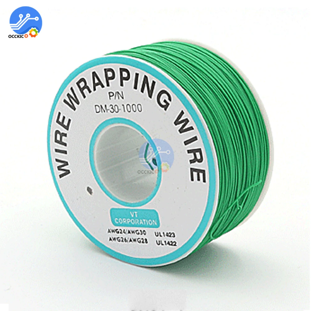 250M-30AWG-circuit-board-PCB-Wire-Wrapping-Wire-Tin-Plated-Copper-DM-30 ...