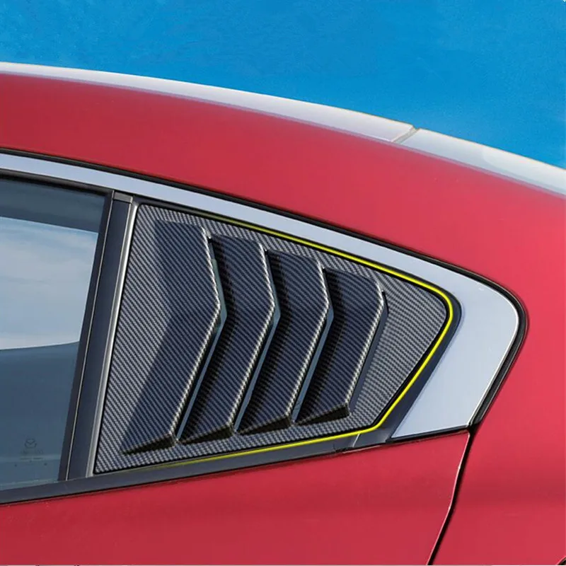 Auto window decoration trim fender sticker car accessories for mazda 3 ...