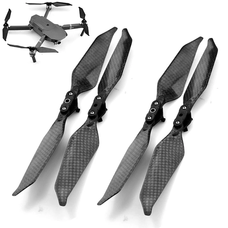8331 Carbon Fiber Low Noise Propeller For Dji Mavic Pro Platinum Drone ...