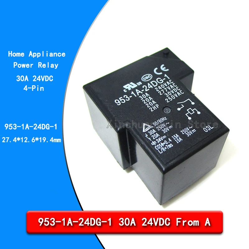 Original 953 1A 24DG 1 24VDC T90 30A 4Pin From A Commonly used power relays for air conditioning ...