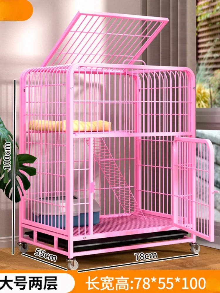 Pink Cat Cage