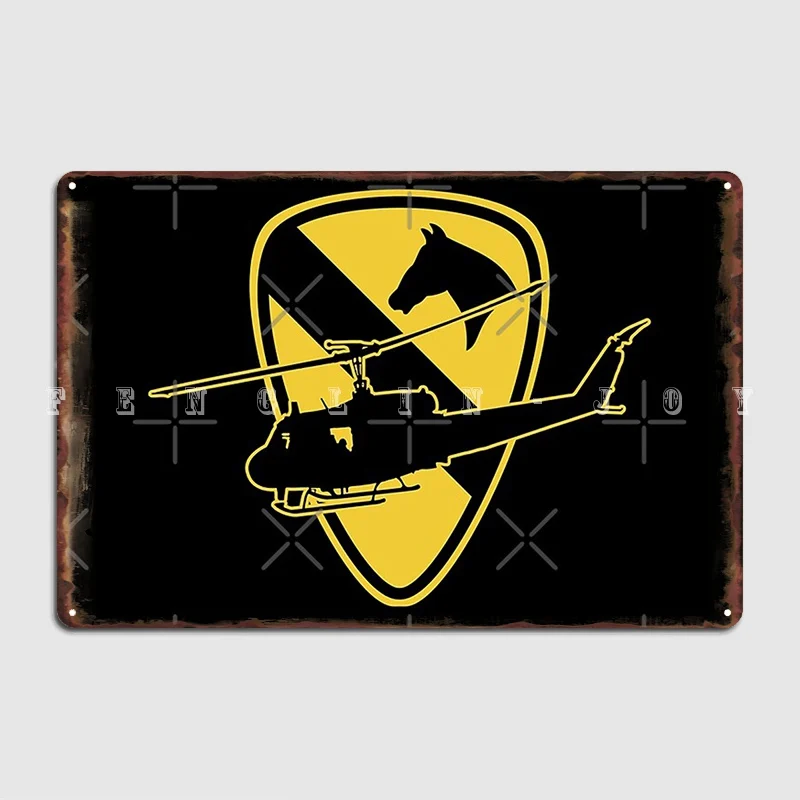 First Division Cavalry | Metal Kitchen Plaques | Tin Kitchen Plaques ...