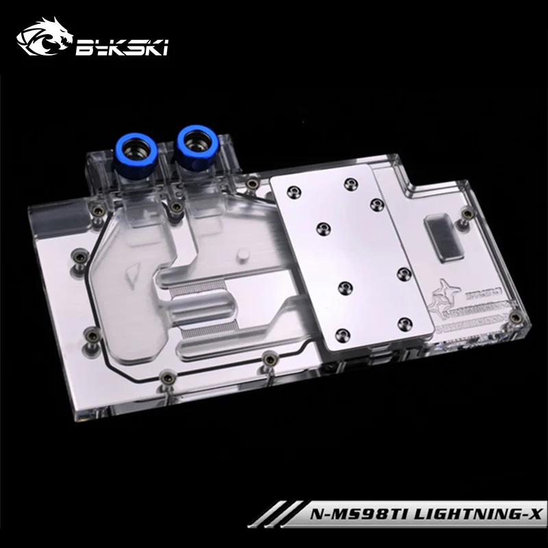 Bloque de agua Bykski gpu para MSI Geforce GTX 980Ti iluminación tarjeta gráfica soporte AURA ...