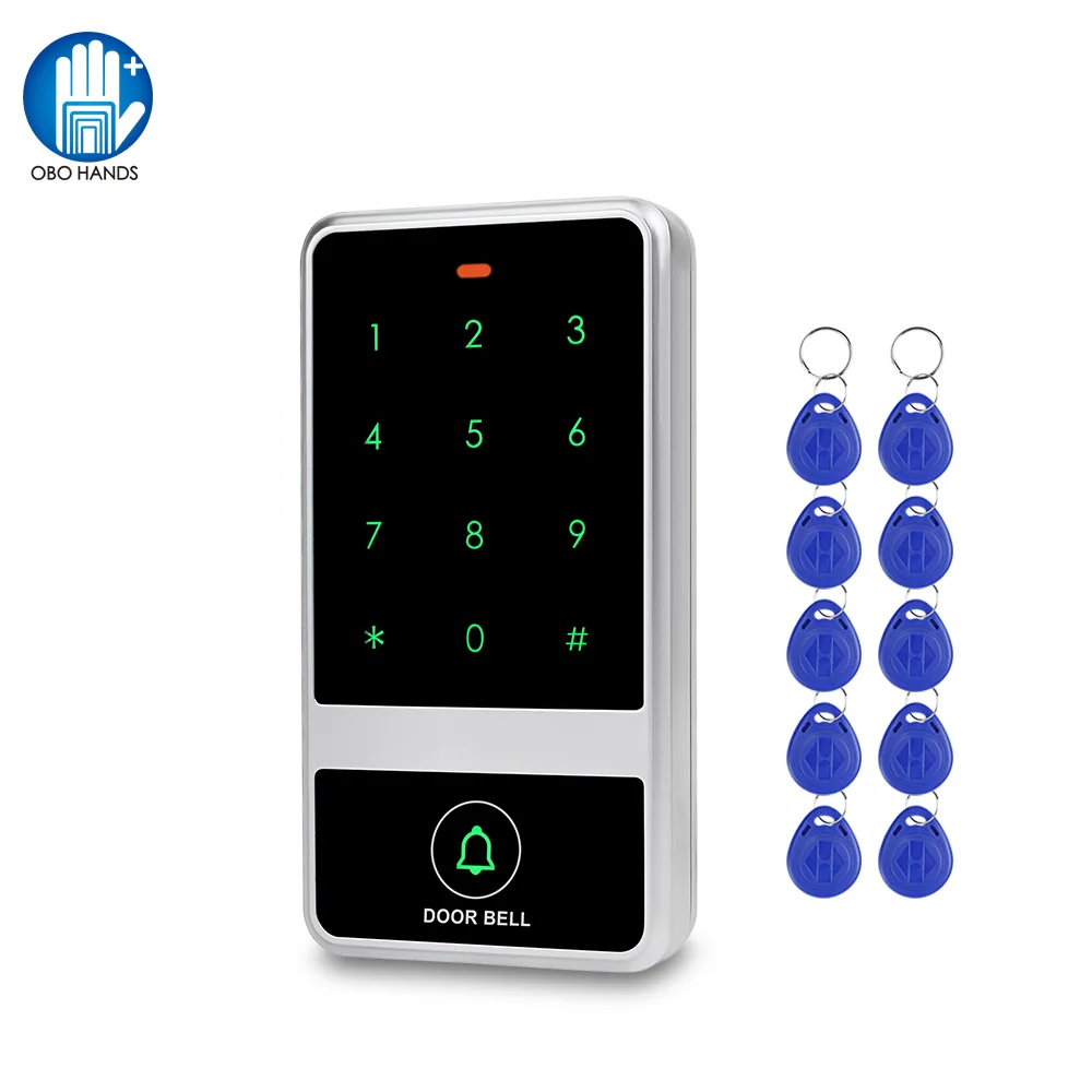 Metal Access Control Keypad RFID Controller Touch Keys Wiegand 26/34 ...