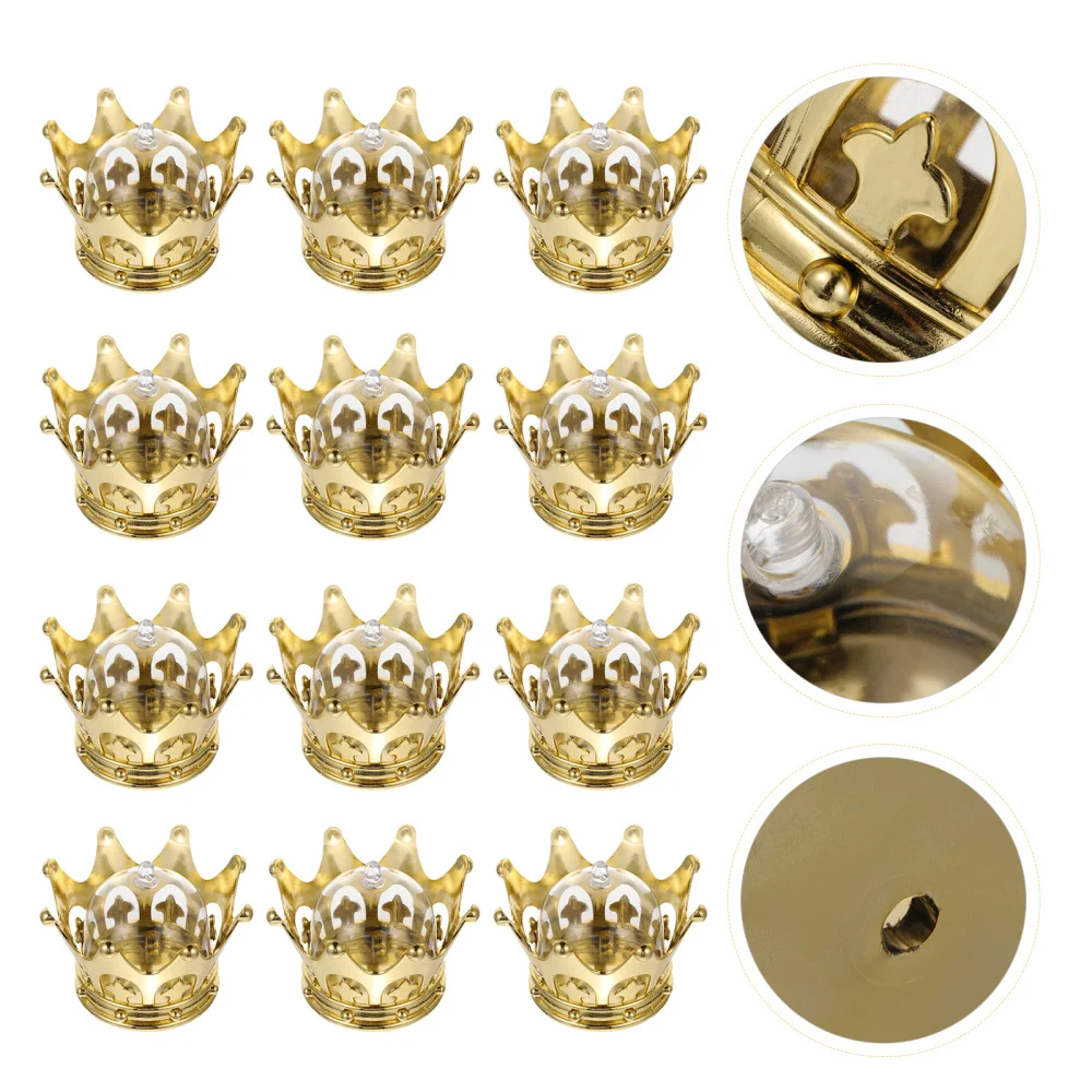 1 Set 12 Pcs Hollow Crown Wedding Candy Boxes Candy Storage Boxes ...