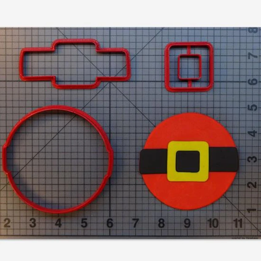 Santa Belt Cookie Cutter Kitchen Baking Supplies Cake Icing Decorating ...