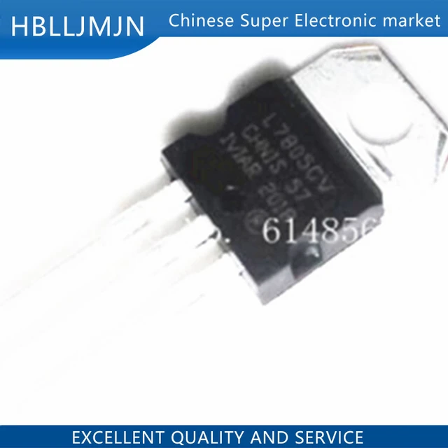 50pcs LM7805 L7805 7805 Voltage Regulator IC 5V TO-220, 46% OFF