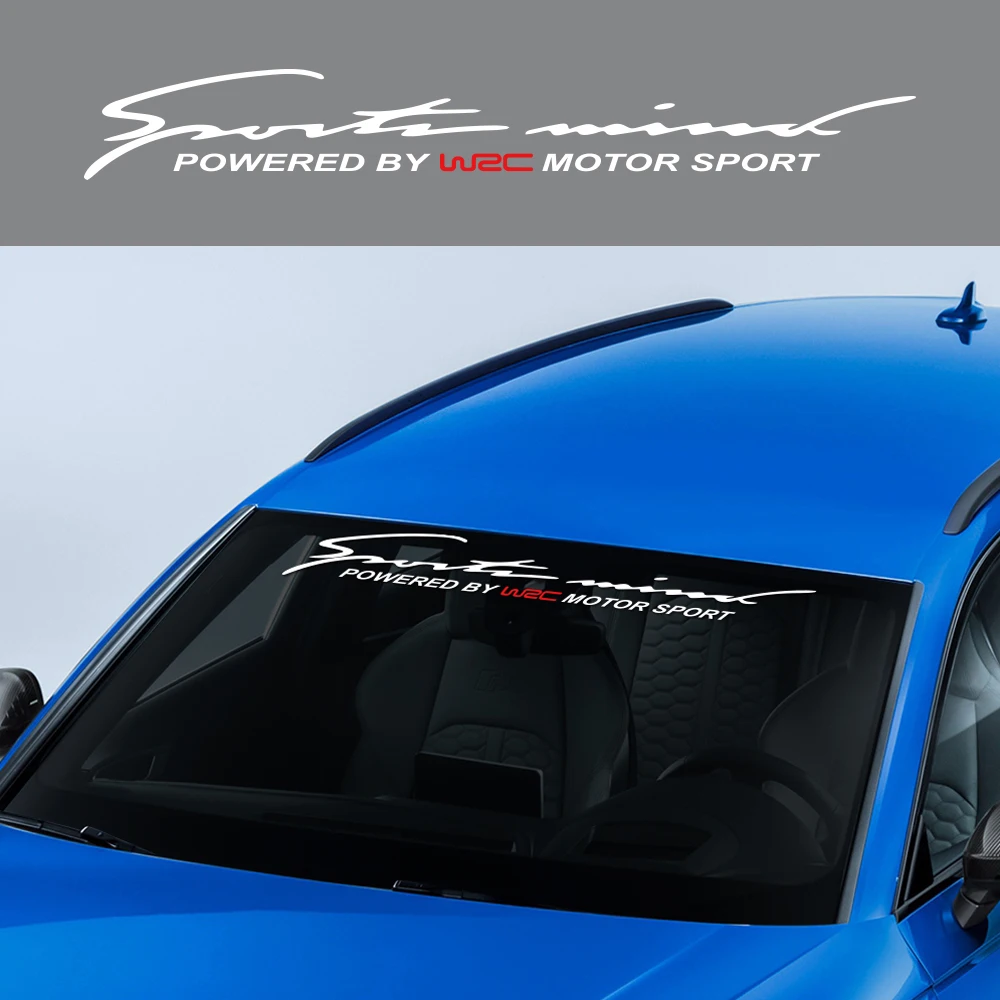 WRC Car Rear Front Windshield Sticker Decor Accessories For Audi BMW ...