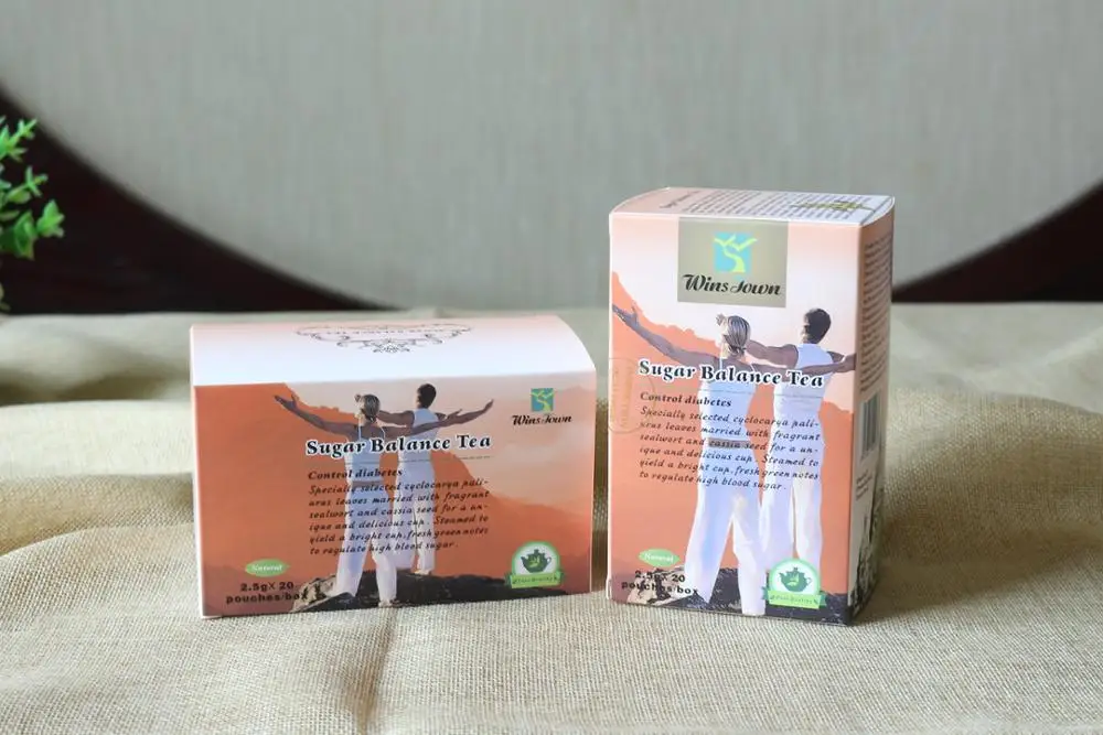 40 Pcs/2 Packs Blood Sugar Balance Tea Control Diabetes Tea Lower High ...