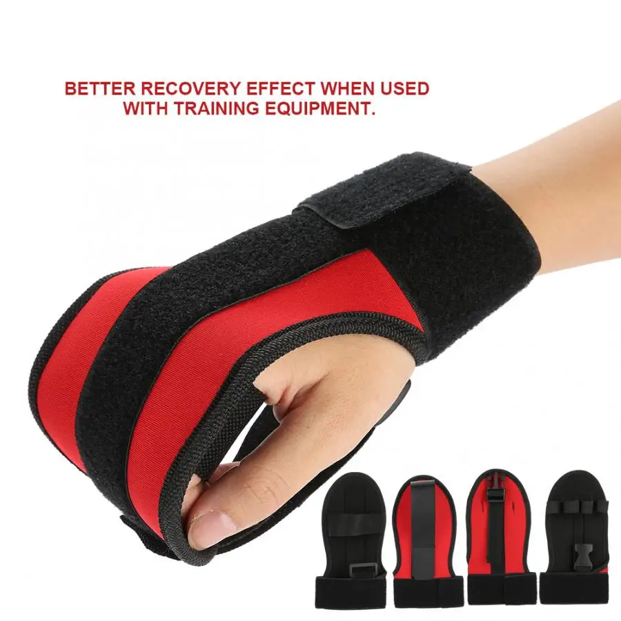 Rehabilitation Finger Gloves Brace Breathable Anti Slip Auxiliary Fixed ...
