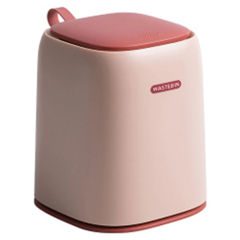 Waste Bins Multi Function Desktop Pressure Capped Trash Box Can Kitchen ...