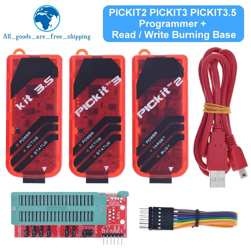 Programador PICKit2 PICKIT3 PICKit3.5 + PIC ICD2 PICKit 2 PICKIT 3 PICKIT 3,5, adaptador de ...