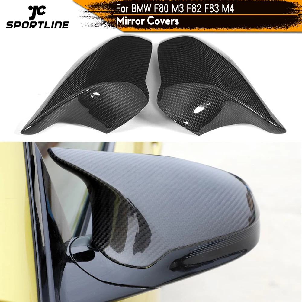 Carbon-Mirror-Cover-for-BMW-M3-M4-F82-F83-F80-Replacement-Rearview-Side ...
