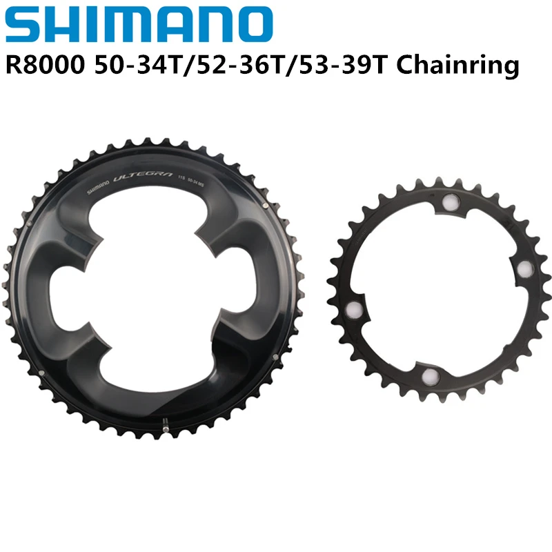 Shimano Ultegra R8000 11 스피드로드 자전거 체인 링, 52 36T 50 34T bcd 110mm R8000 ...