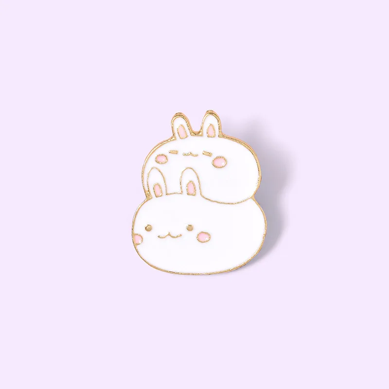 Bunny Rabbit Enamel Pins | Cute Bunny Brooch Enamel | Bunny Jewelry ...