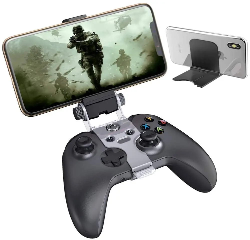 Wireless 2-in-1 Controller Phone Clip Holder Clamp Mount Stand Foldable ...