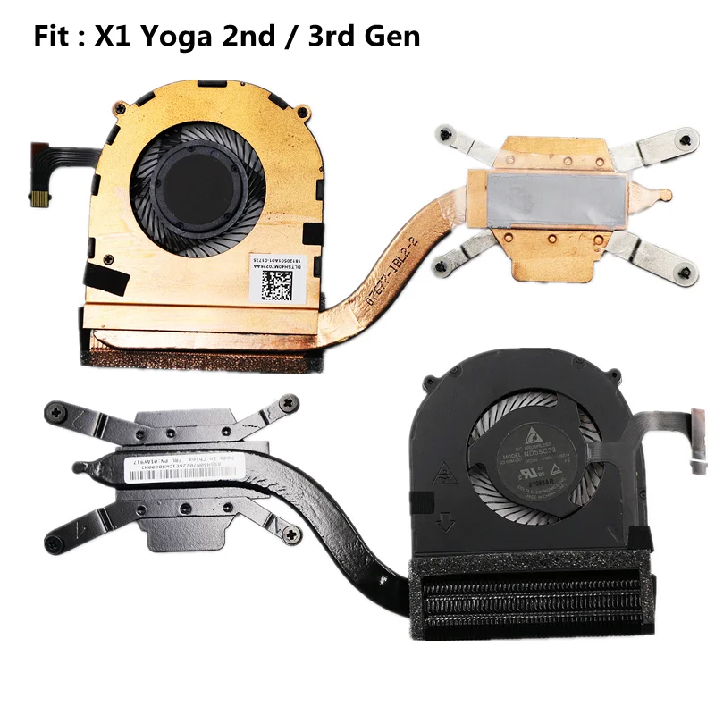 New Original CPU Cooling Fan Heatsink Cooler for Lenovo ThinkPad X1 ...