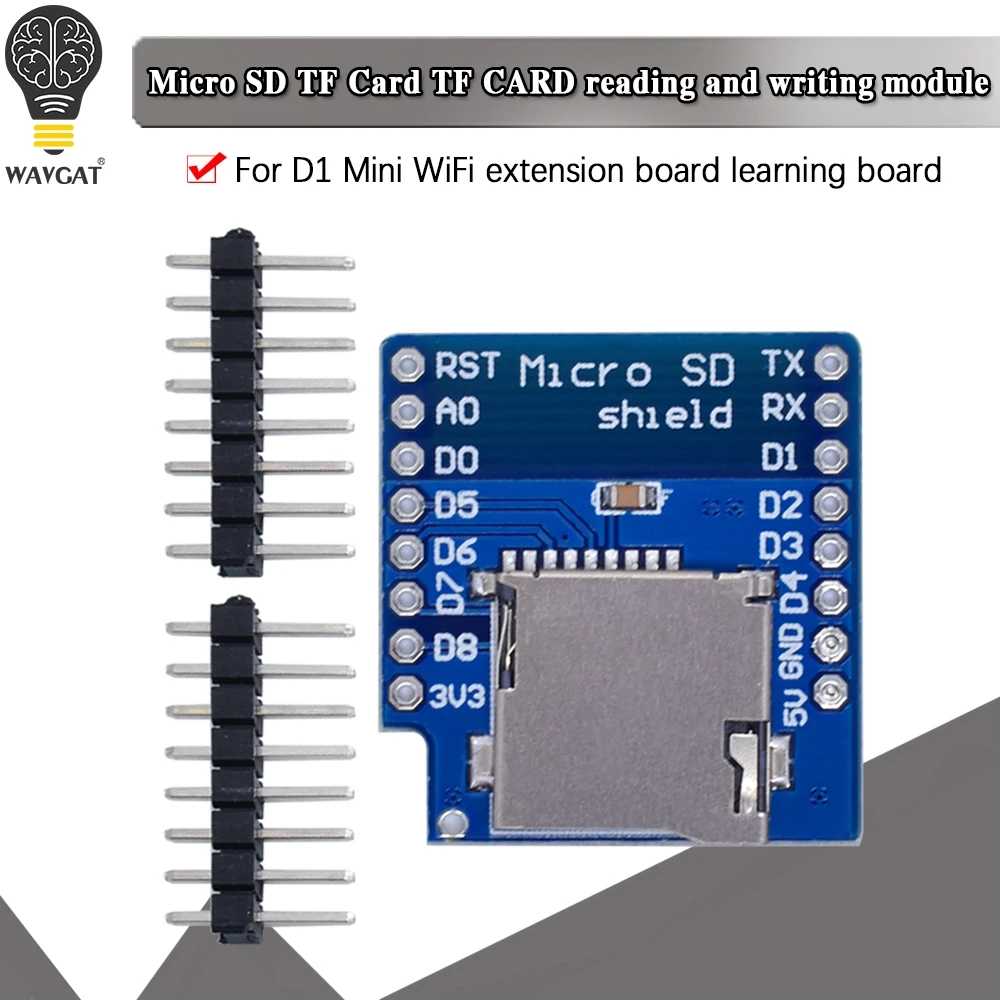 Micro-SD-Storage-Expansion-Board-For-D1-MINI-Micro-SD-TF-Card-Memory ...
