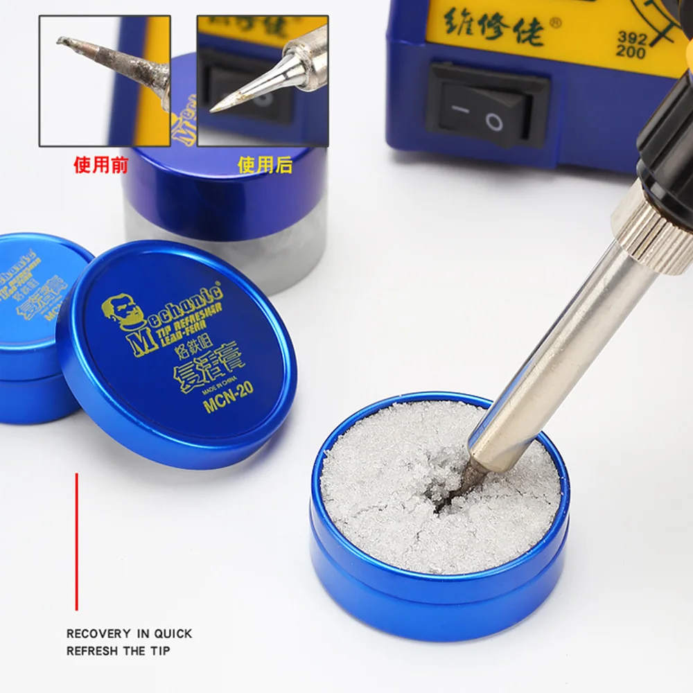 Mechanic Soldering Iron Tip Refresher Lead-free Clean Paste For Oxide ...