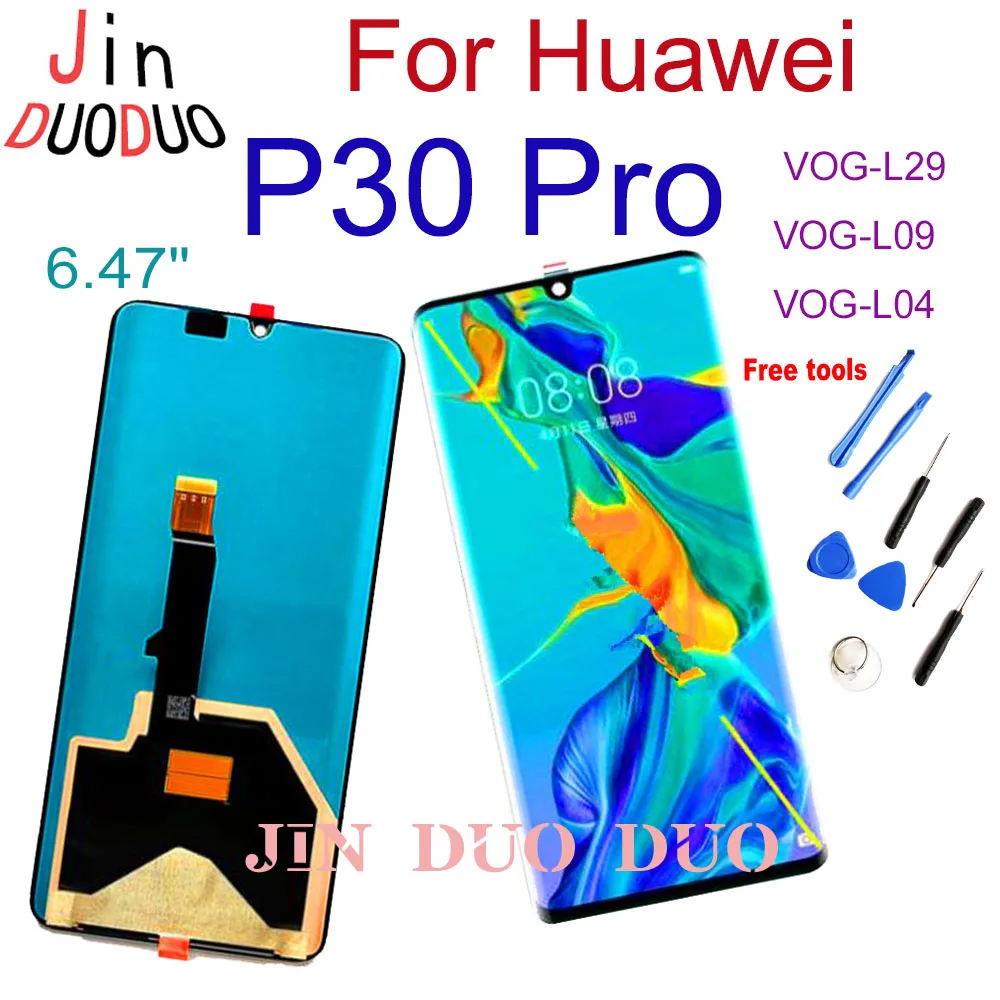 6-47Original-For-HUAWEI-P30-Pro-LCD-Display-Touch-Screen-Digitizer-For ...