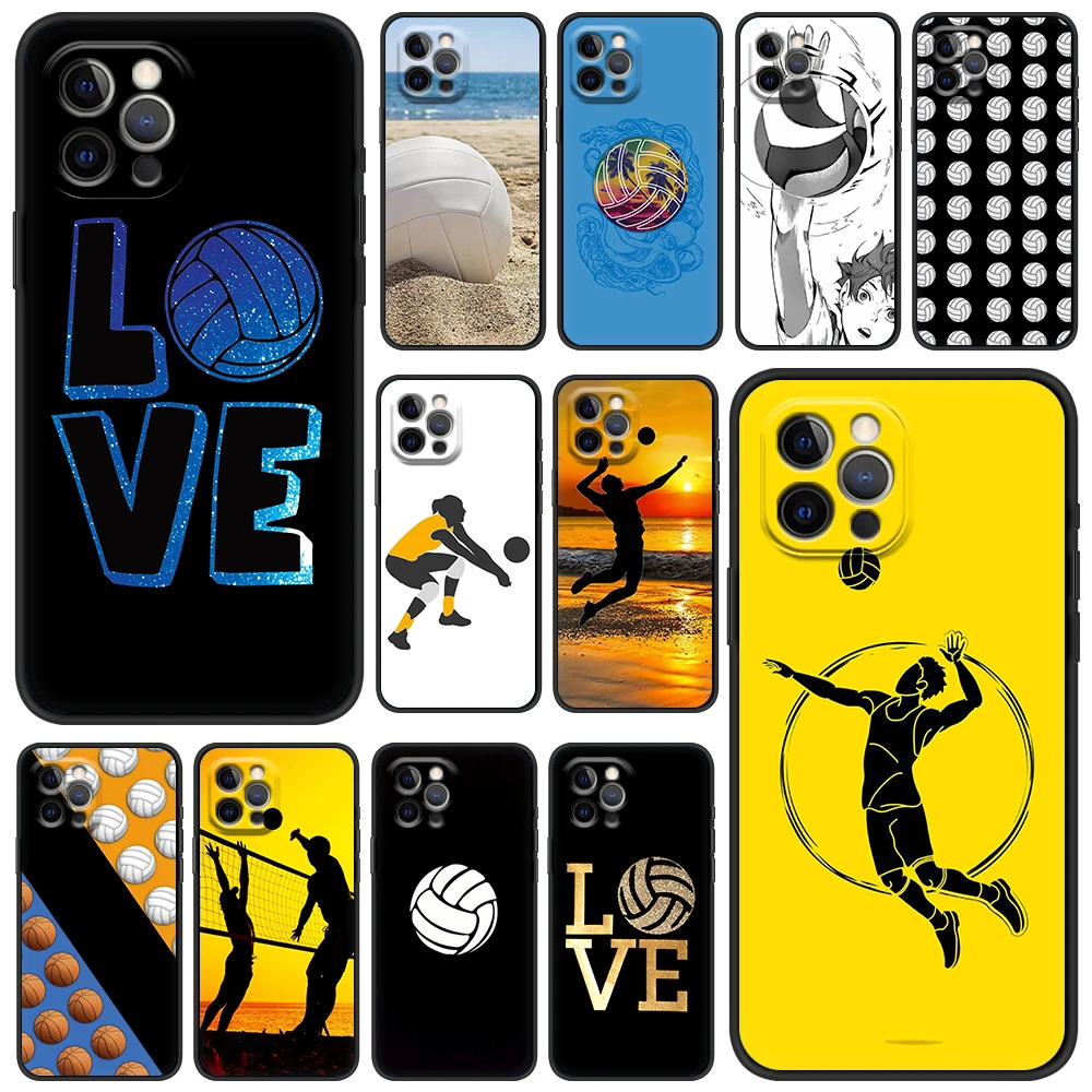Hot Volleyball Sprot Fashion Phone Case For Iphone 13 12 11 Pro Max Xr ...