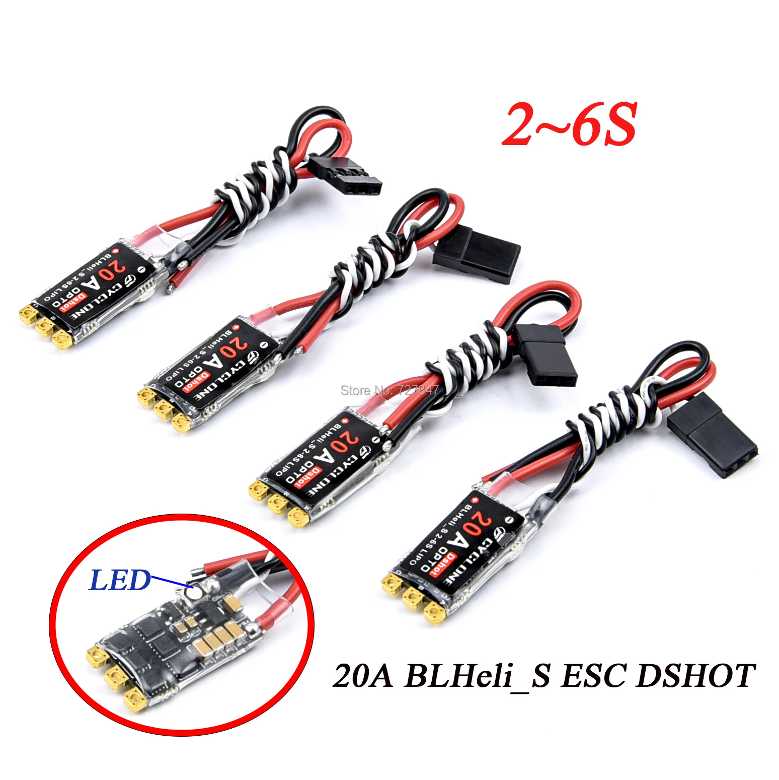 Cyclone-20A-35A-45A-BLHeli-S-DSHOT-ESC-BLHeli-S-Speed-Controller-w-LED ...