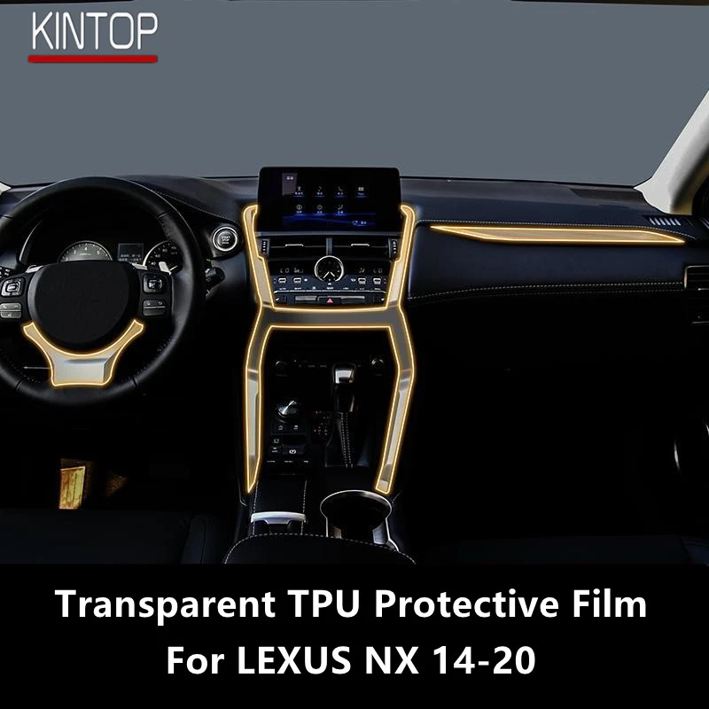 For-LEXUS-NX-14-20-Car-Interior-Center-Console-Transparent-TPU ...