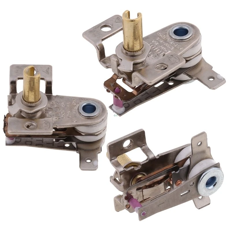 AC 250V 16A Adjustable 90 Celsius Temperature Switch Bimetallic Heating ...