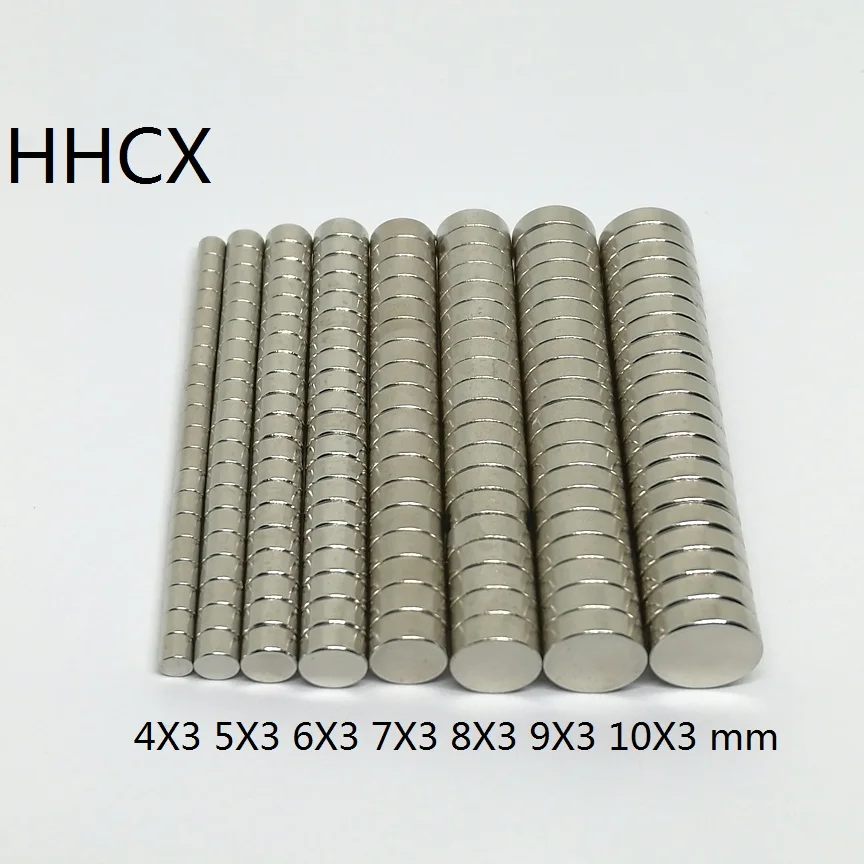 500PCS-LOT-Magnet-3x3-4x3-5x3-6x3-7x3-8x3-9x3-10x3-Disc-N35-NdFeB ...