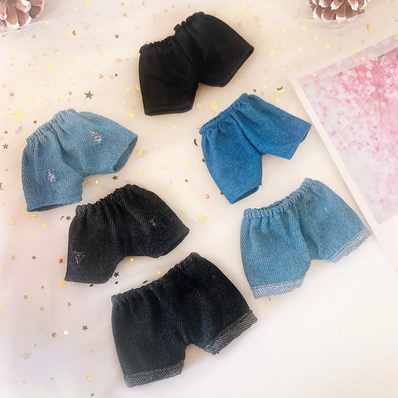 14 types 20cm DIY Doll Baby Clothes Cute pants Jeans Plush Doll Body ...
