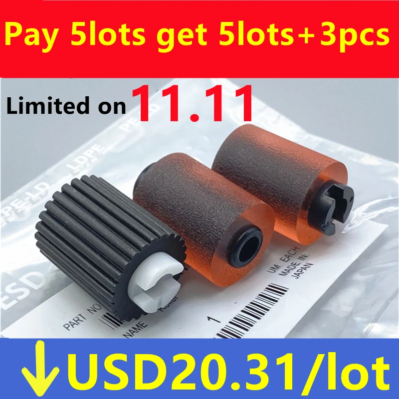 15X-Original-Pickup-Roller-A00J563600-A5C1562200-For-Konica-Minolta ...
