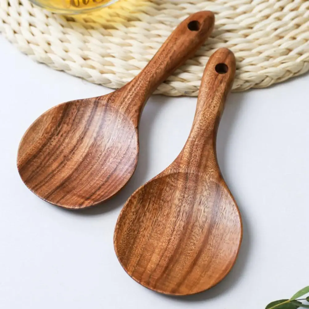 1pc-Wood-Rice-Spoon-Rice-Paddle-Scoop-Wooden-Kitchen-Spoon-Ladle ...