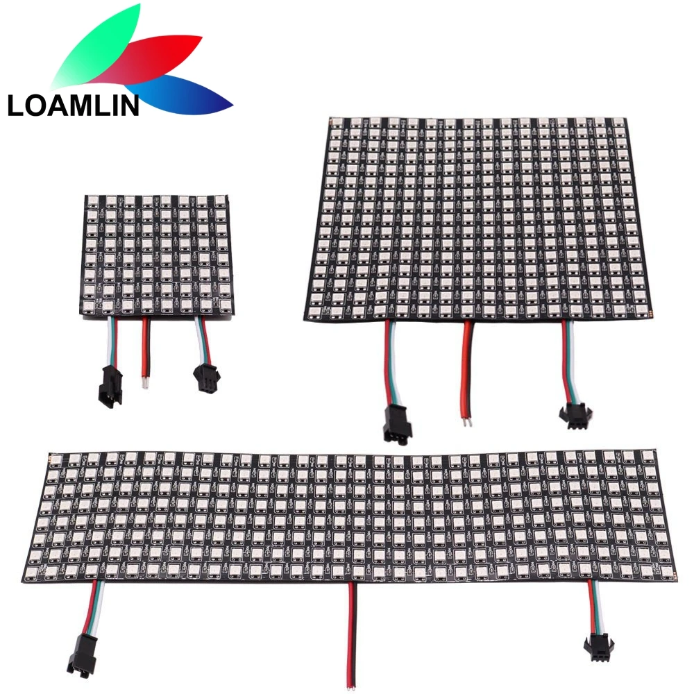 WS2812B RGB LED Digital Flexible Individually Addressable Panel Light ...