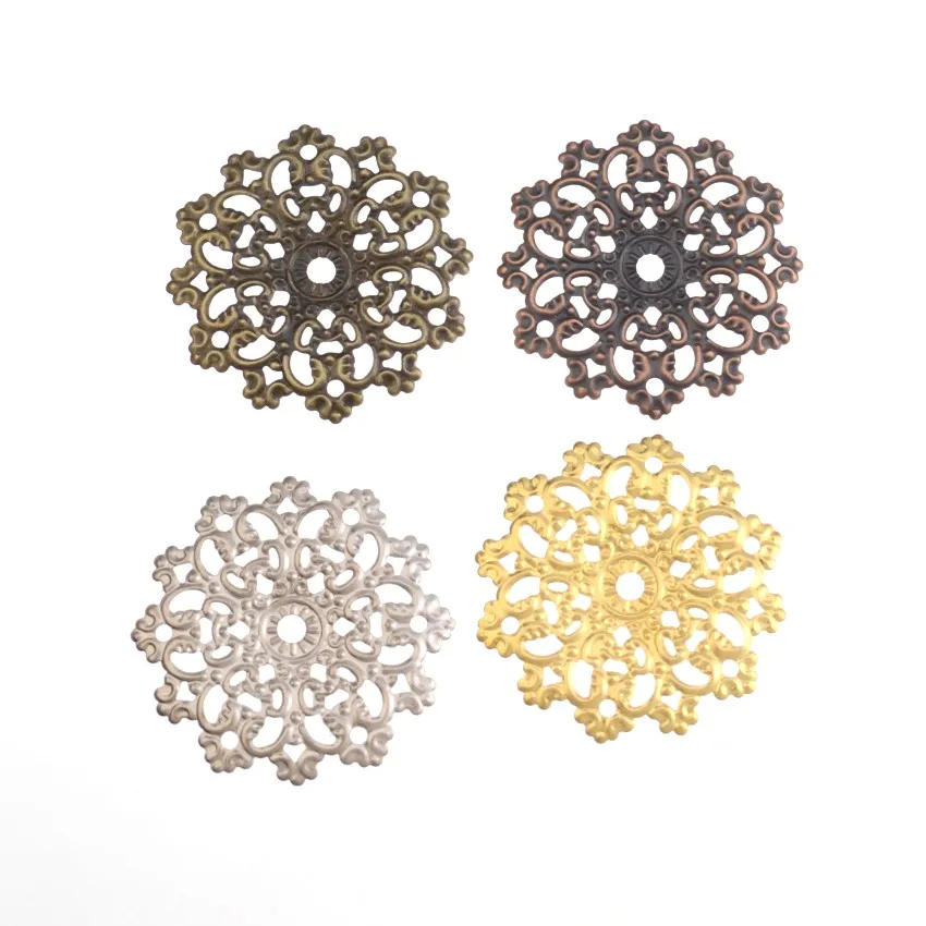 Envolturas de filigrana de Bronce Antiguo, 10 unidades, conectores de ...