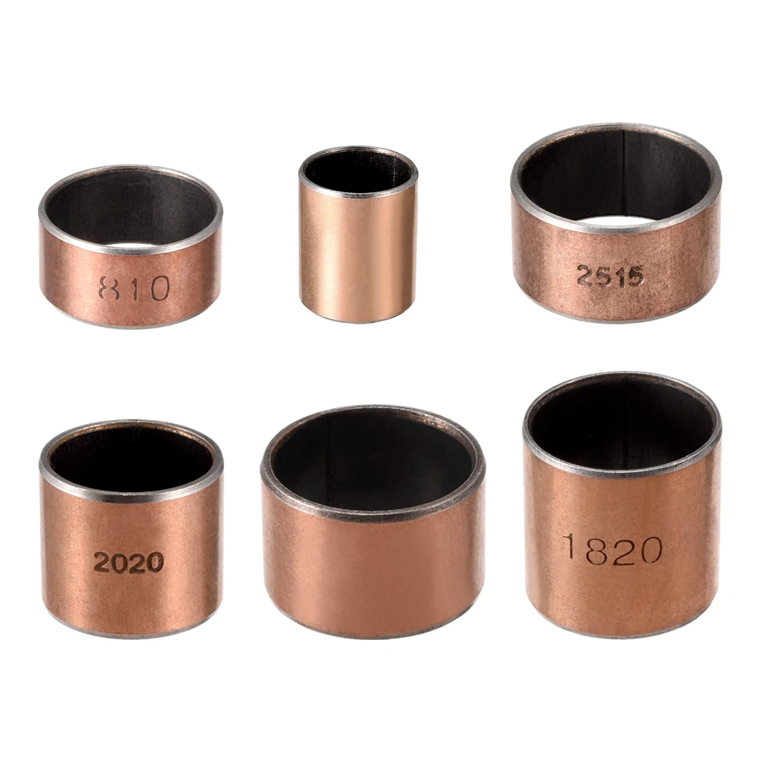 Uxcell 1-10pcs Self Lubricating Composite Sleeve Bearing Bushing 18mm ...