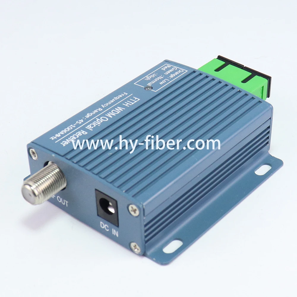Catv Gepon Mini Ftth Receiver Fiber Optical Wdm Node Rf Converter Triplexer Minimode Indoor Agc ...