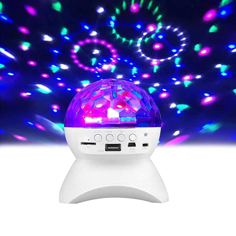 Disco Light Rotating Musical Ball Rgb Laser Projector Party Lamp ...