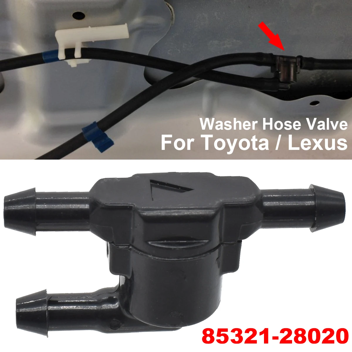Windshield-Wiper-Washer-Check-Valve-Non-Return-Hose-For-Toyota-Hilux ...