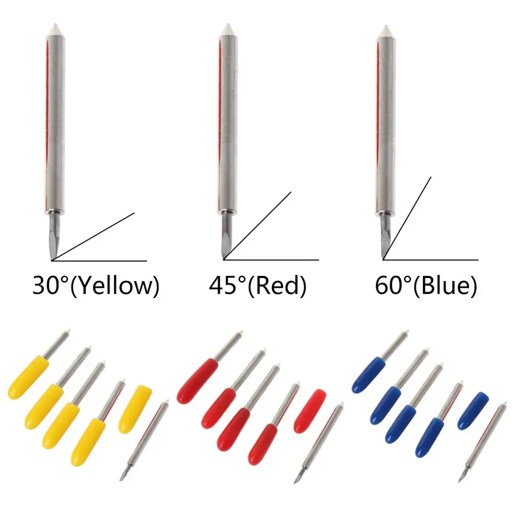5pcs 30 45 60 Degree Blades Cutting Plotter For Roland Vinyl Cutter 5pcs-30-45-60-degree-blades-cutting-plotter-for-roland-vinyl-cutter