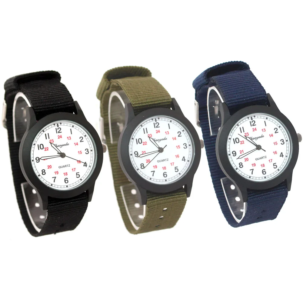 Men-Children-Boys-Fashion-Cool-Quartz-Saber-Watches-Students-Canvas ...