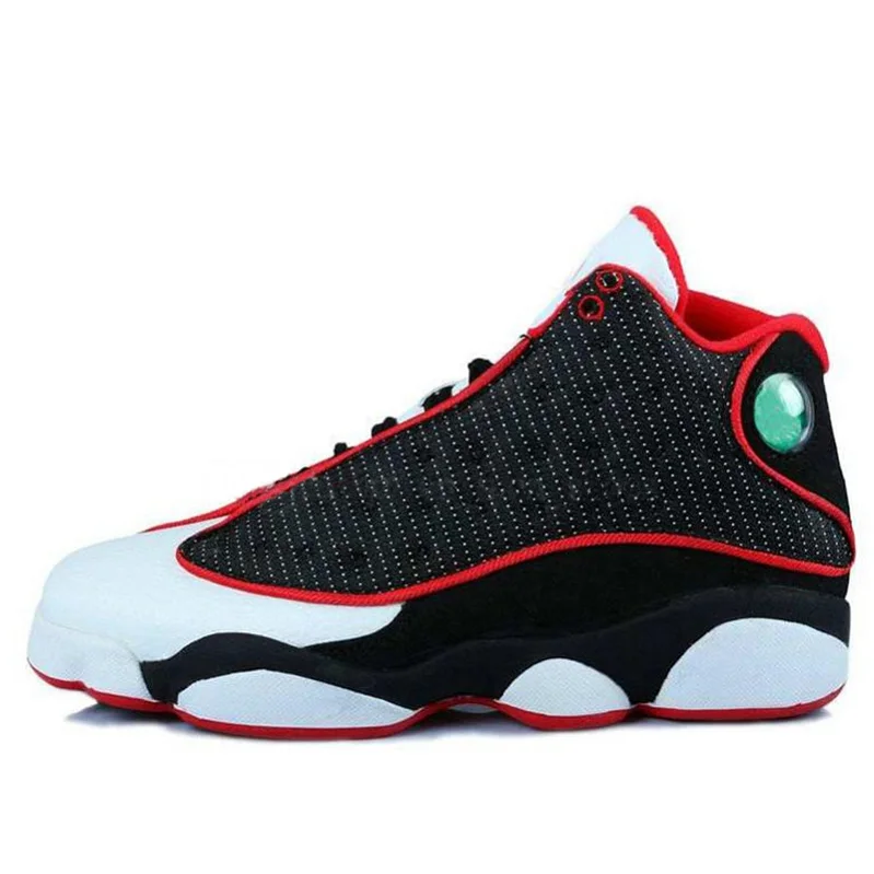 Black Cat Flints 13 13s Island Green Mens Basketball Shoes Cap And Gown ...