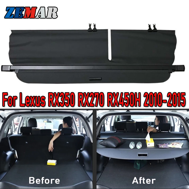 For Lexus Rx Rx270 Rx350 Rx450h 2010-2015 Rear Trunk Cargo Cover ...