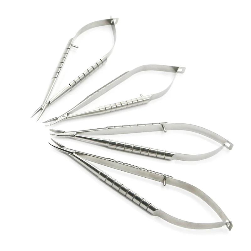 12.5cm Titanium Alloy Surgical Dental Needle Holders Ophthalmic ...