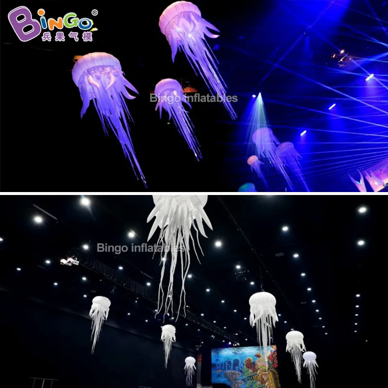 Led Inflatable Jellyfish Light Color Changing Party Event Bar Ceiling ...
