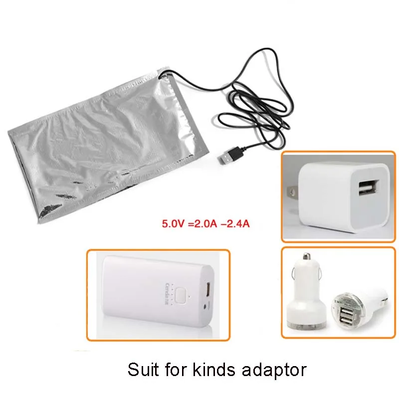 5V Portable USB Heating Plate for Food Warmer Lunch Box,Use for ...