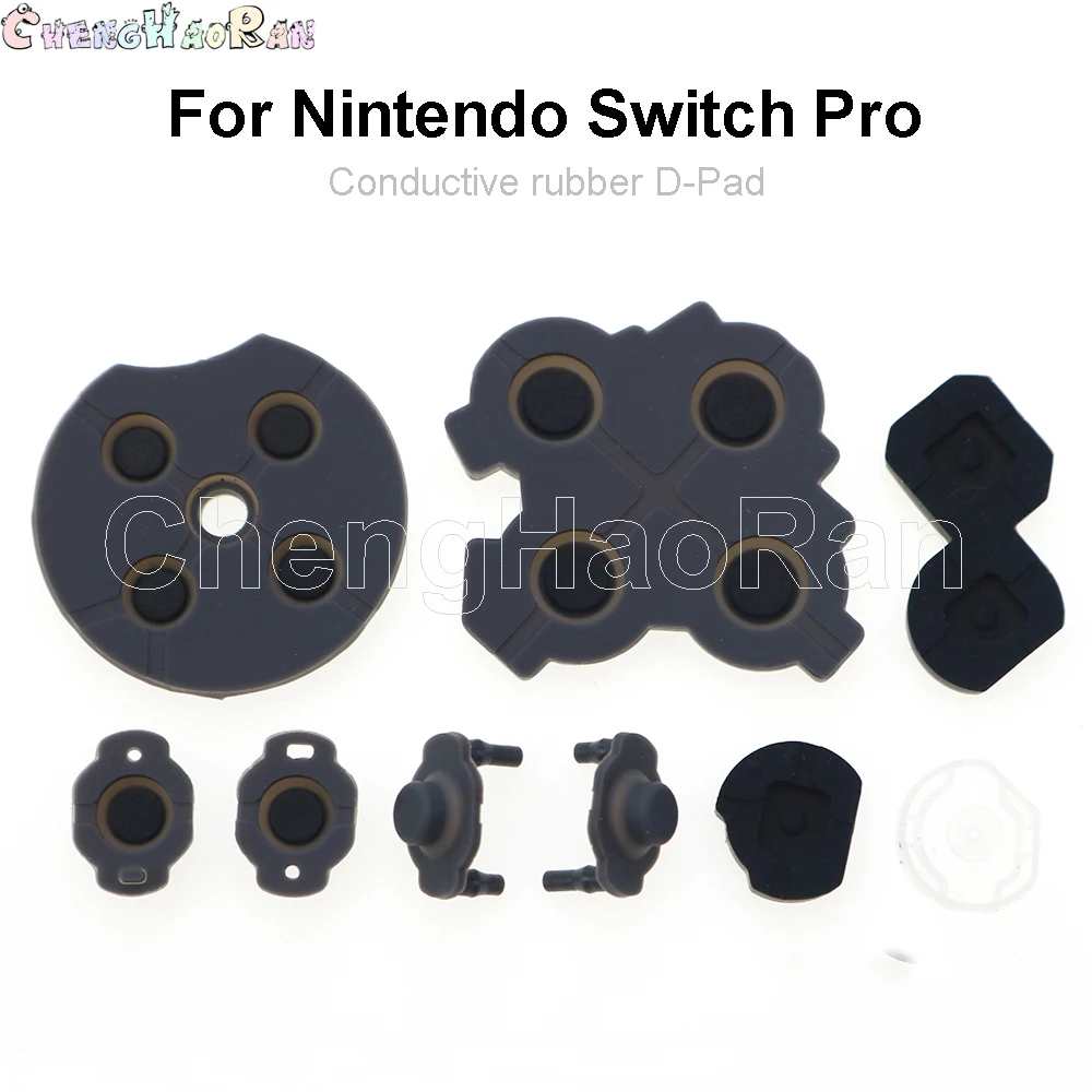 1set-9in1-Cross-Button-Conductive-Rubber-Pad-For-NS-Switch-Pro ...