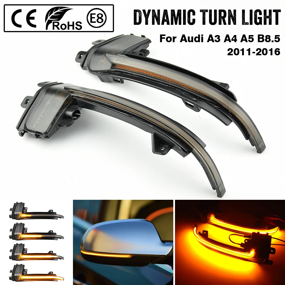 2pcs/lot Side Rear View Mirror Blinker Dynamic Turn Signal Light For ...