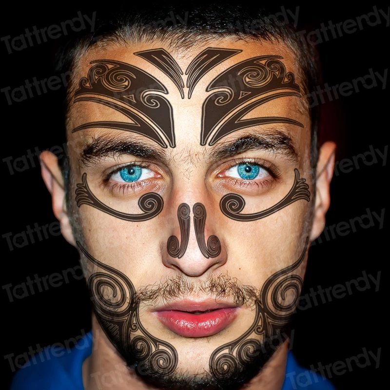 Tribal Face Tattoos For Men