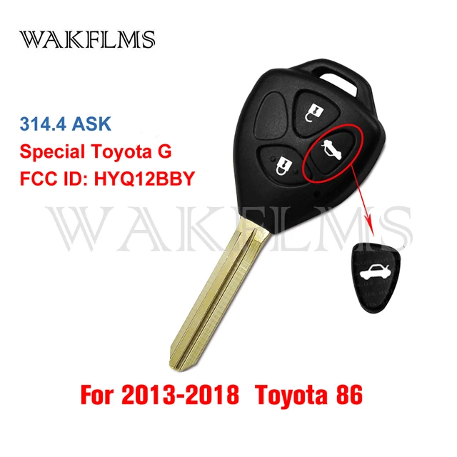 Toyota 86 Car Key
