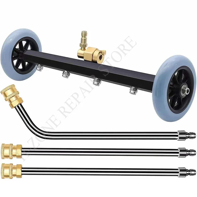 5000psi Chassis High Pressure Washer Cleaner 16-inch Electric Washing ...